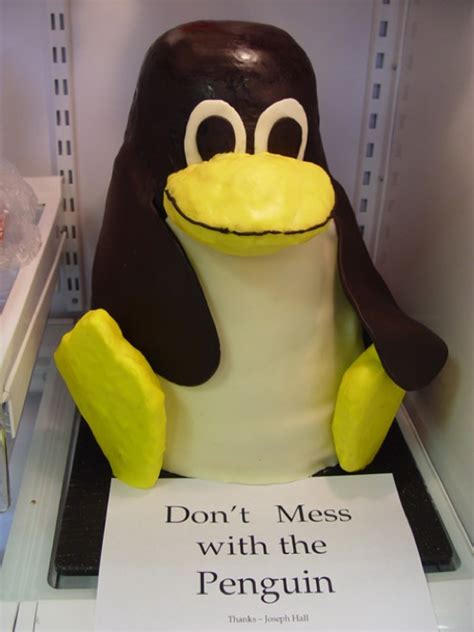 Tux 3d Cake Byte Size Biology