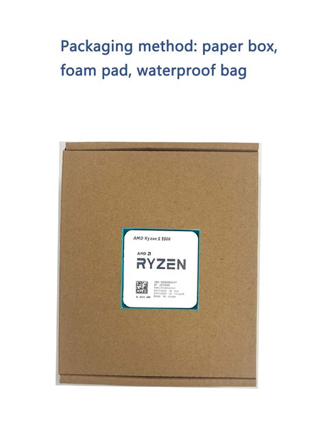 Ryzen 5 R5 5500 3 6ghz 6 Core 12 Thread Cpu Processor 7nm L3 16m Socket Lga Am4 Desktop