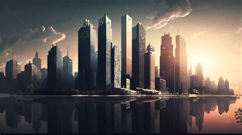 현대 도시 고층 빌딩 배경 현대 대도시 고층 빌딩 배경 배경 일러스트 및 사진 무료 다운로드 Pngtree