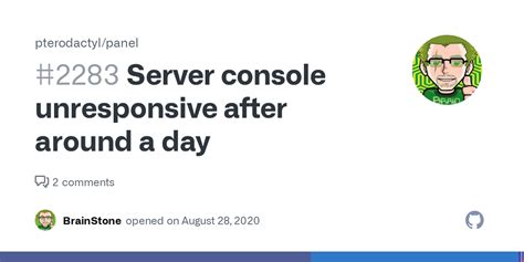 Server Console Unresponsive After Around A Day Issue Pterodactyl Panel GitHub