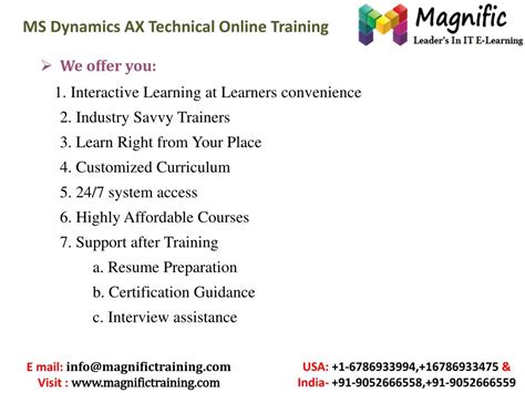 Ppt Microsoft Dynamics Ax Training Courses Powerpoint Presentation