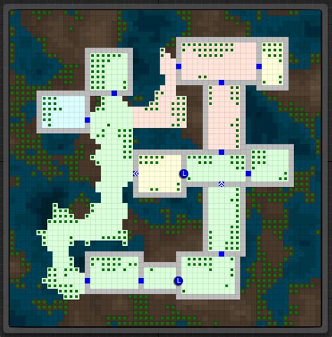 design a grid flow graph dungeon architect for unreal engine