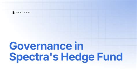 Governance In Spectras Hedge Fund Syntax V2 Docs