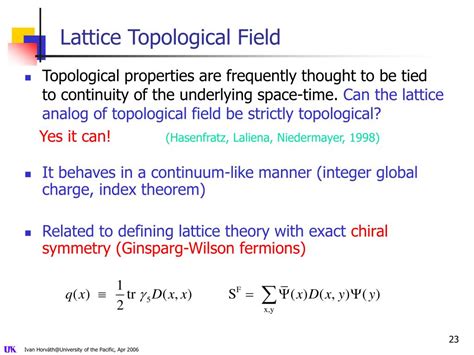 Ppt Lattice Qcd And The Qcd Vacuum Structure Powerpoint Presentation