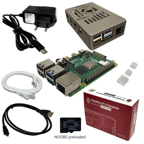 Raspberry Pi 4 Behuizing Met Ssd Vak En Sata Kabel •