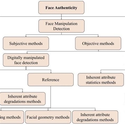Taxonomy Of Face Authenticity Download Scientific Diagram