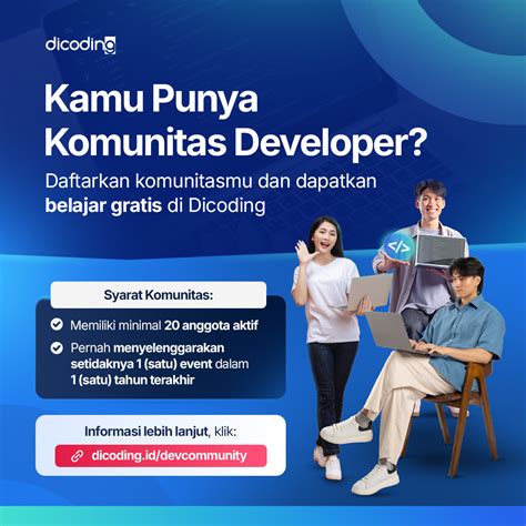 Dicoding Devcommunity Support 2025 Untuk Komunitas Di Seluruh Indonesia Dicoding Blog