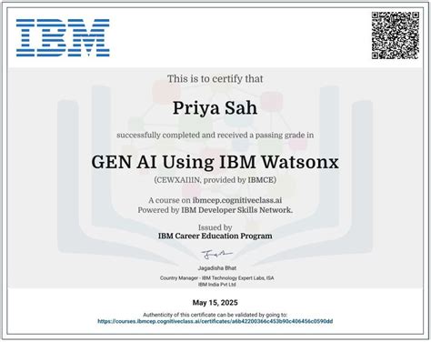 Delighted To Share That Ive Earned My Certificate From The Gen Ai