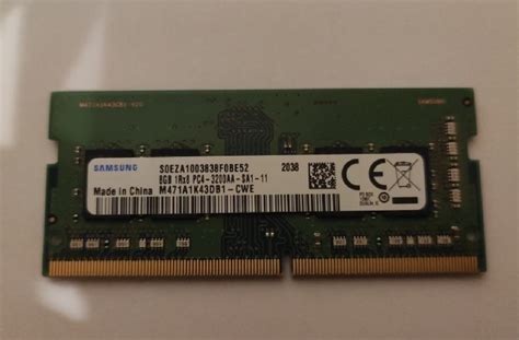 Samsung 8GB DDR4 SODIMM 1 KOS