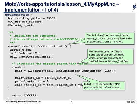 Wsn Training Xmesh Enabled Sensor App Ppt Download