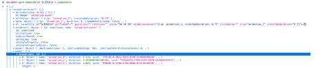 javascript how to get the names of animation clips from a glb 3d