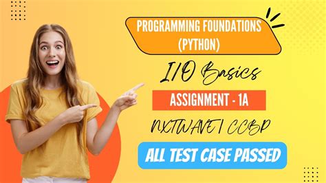 Python Io Basics Assignment 1a Ccbp Nxtwave Youtube