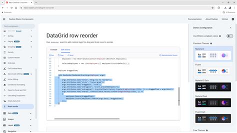 Solved Reorder Datagrid Drag And Drop Row Radzen Radzenblazor