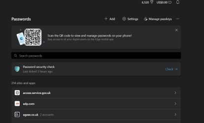 Adding Passwords Info To Edge Windows Forum