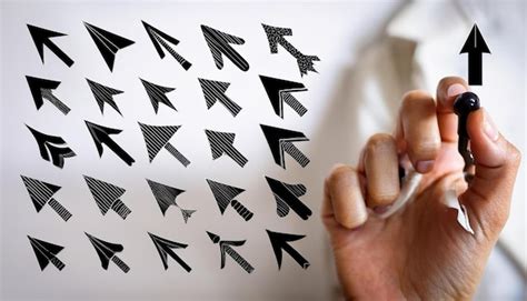 Arrow Icon 20 Set Arrow Cursor Collection Different Arrow Signs