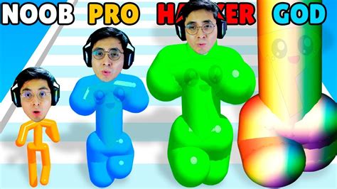 NOOB Vs PRO Vs HACKER Vs GOD En Tall Man Run YouTube