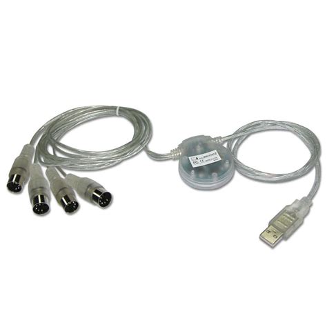 Midi Port 2 кабель Usb Midi 2 входа 2 выхода