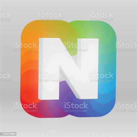 화려한 배경 벡터 일러스트레이션이 있는 글꼴 세트의 3d 문자 3차원 형태에 대한 스톡 벡터 아트 및 기타 이미지 3차원