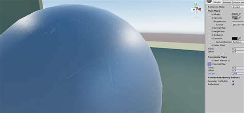 Why Are Detail Normals Inverted On Uv1 When Using Built In Unity Object