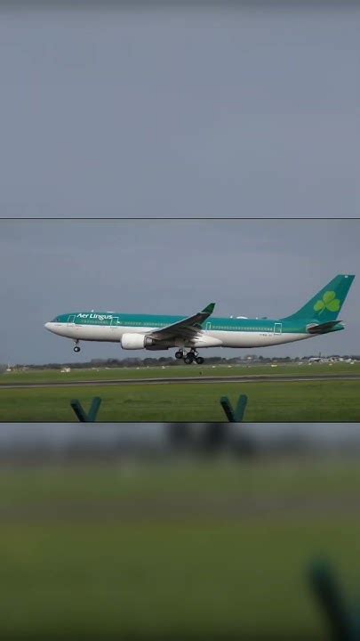Aer Lingus Airbus A330 VERY SMOOTH Landing - YouTube