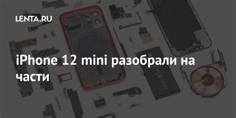 Iphone 12 Mini разобрали на части Гаджеты Наука и техника