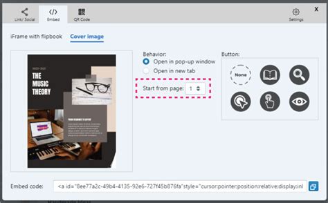 Specify Flipbook Page To Open In Embed Mode Visual Paradigm News