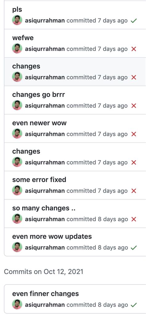 my sanity depleting through github commit messages r programmerhumor