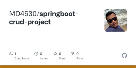 GitHub MD Springboot Crud Project