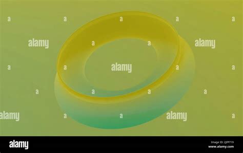 Visual Illusion With Circle Design Looped Animation Of Spinning D Ring Stylish Background
