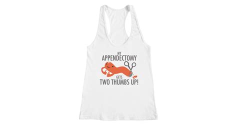 Cute Appendix Surgery Shirt Womens Tank I Heart Guts