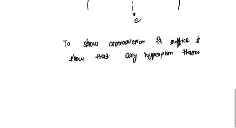 solved converse supporting hyperplane theorem suppose the set c is