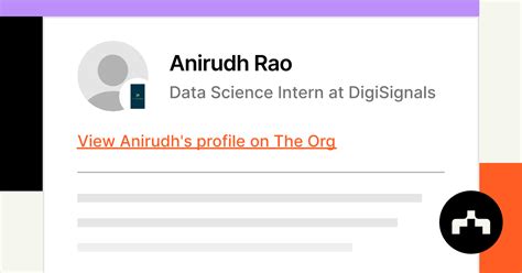 Anirudh Rao Data Science Intern At Digisignals The Org
