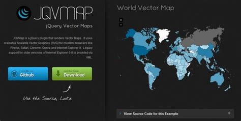 Explore The World With Jqvmap Jquery Plugin For Vector Maps