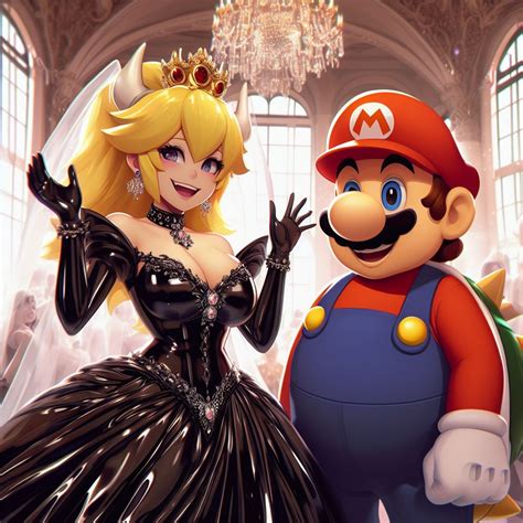 Bowsette And Mario Getting Married By Kraken888 On Deviantart