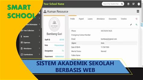 Sistem Akademik Sekolah Berbasis Web Youtube