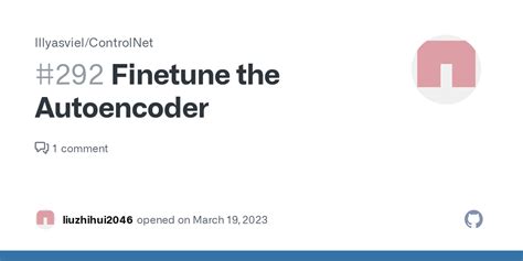 Finetune The Autoencoder Issue Lllyasviel ControlNet GitHub