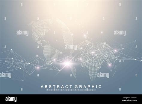 Big Data Complex World Globe Graphic Abstract Background Communication