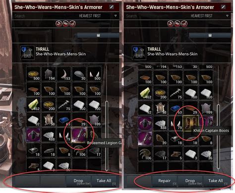can t repair crafted epic armor pc bug reports funcom forums