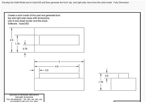 Solved Please Assist With Developing A Solid Model In Chegg Com