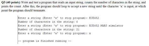 solved 3 40 points write and test a program that reads an