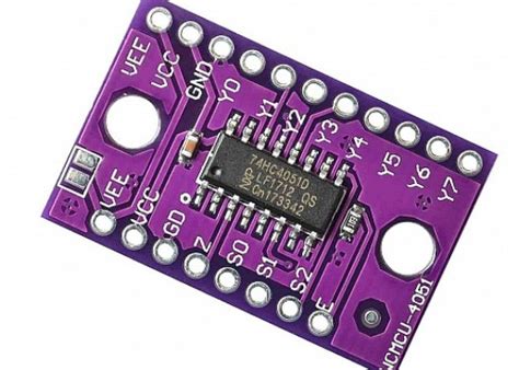 Diy 74HC4051 8 Channel Mux Breakout Pcb Share Project PCBWay