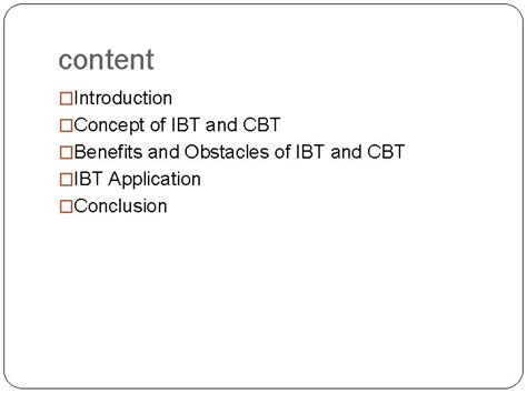 Internet Based Testing Ibt And Computer Based Testing