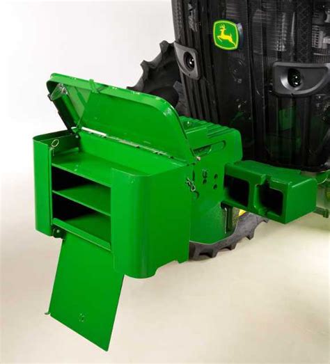 New Front Mounted Tractor Toolbox From John Deere Stores Large Tools Growing Produce