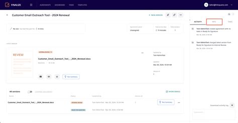 Adding Tags To Agreements During The Drafting And Approval Process Linksquares Help Center
