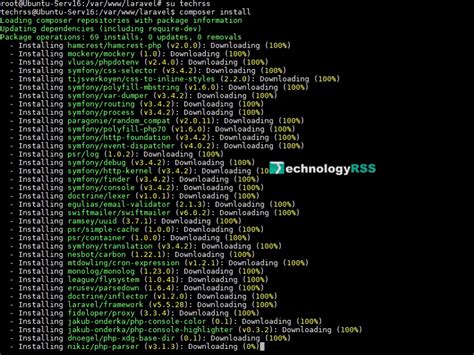 Composer Install TechnologyRSS