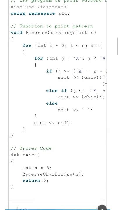 Program To Print Bridge Pattern ️ ️print Pattern Bridgepattern