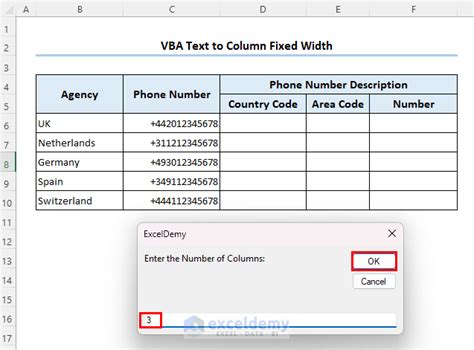 Excel Vba Text To Columns For Fixed Width Exceldemy