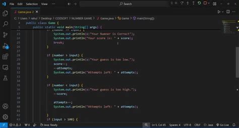 Rahul Singh On Linkedin Java Codsoft Programming Learning