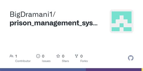 Github Bigdramani1 Prison Management System