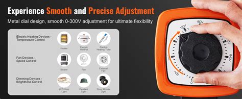 VEVOR VA Variable Voltage Transformer A V AC Voltage Regulator CE VEVOR EU